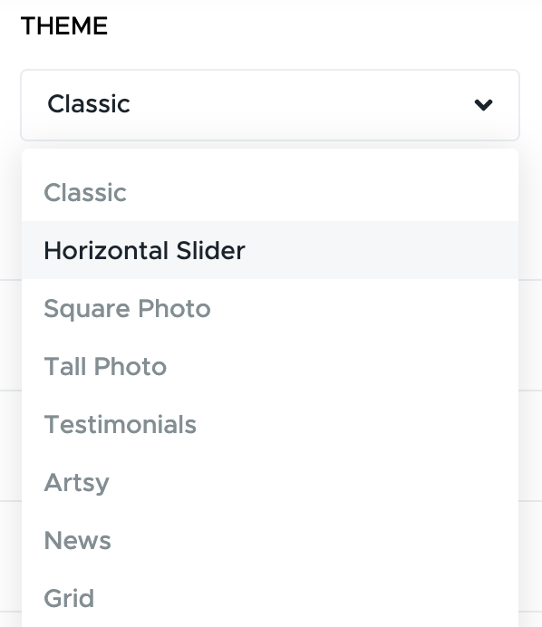 Horizontal Slider Theme – TrueLoyal